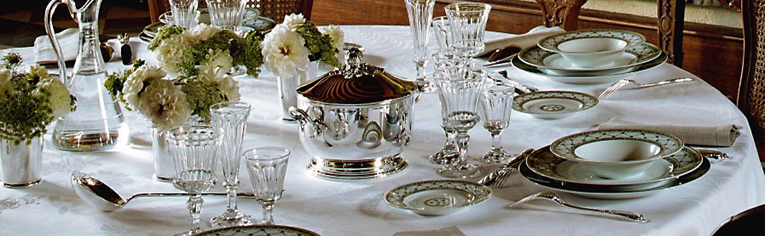 Ercuis cutlery and table accessories